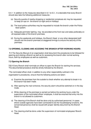 Code of practice for physical security systems in banks | PDF