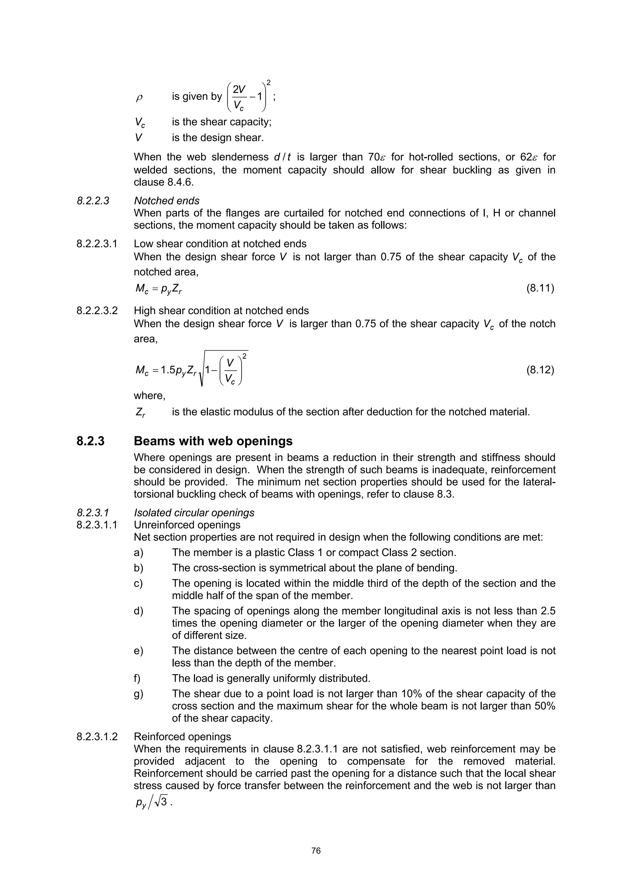 Code of practice for the structural use of steel, 2011 | PDF