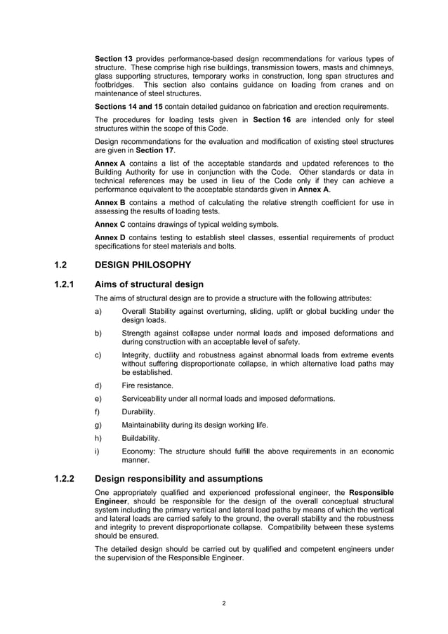 Code of practice for the structural use of steel, 2011 | PDF