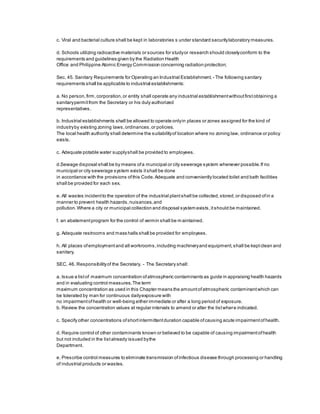 Code of sanitation | DOCX