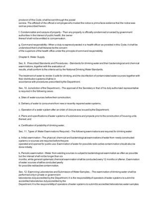 Code of sanitation | DOCX