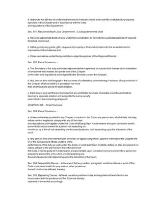 Embalming Room Floor Code