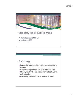 Robinson Code-ology | PPT
