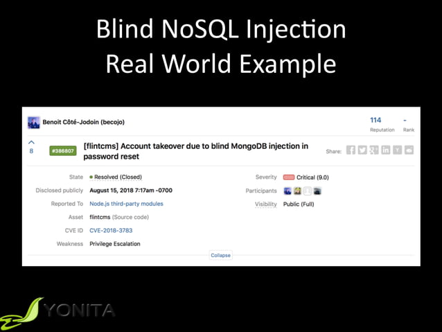 The Hackers Guide To Nosql Injection Ppt