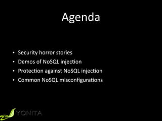The Hacker's Guide to NoSQL Injection | PPT