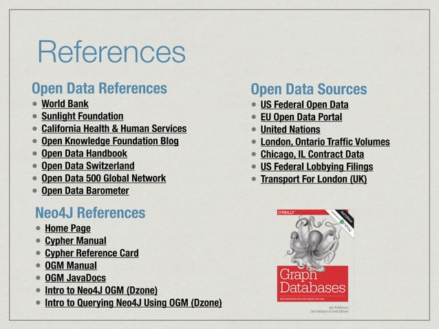 Visualizing Open Data with Neo4J | PPT
