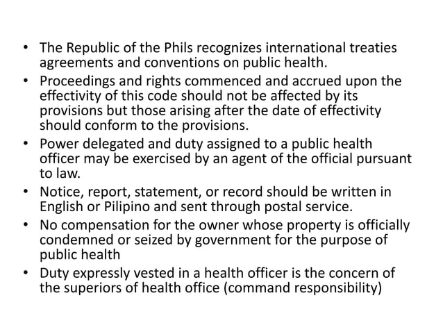 Code+on+sanitation+intro,+chaps+1 2 | PPT