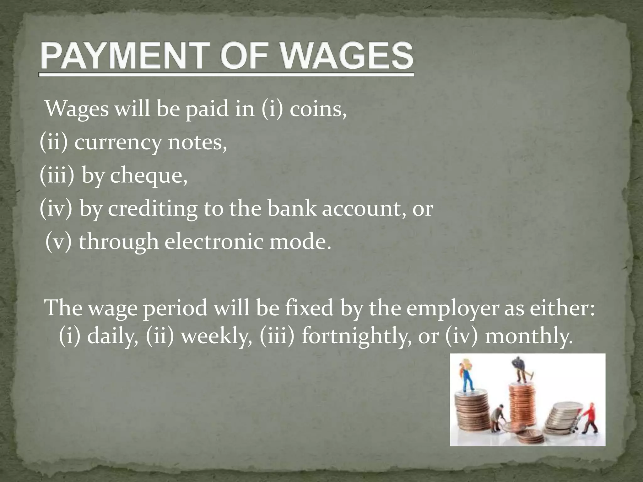 Code on wages act,2019 | PPTX