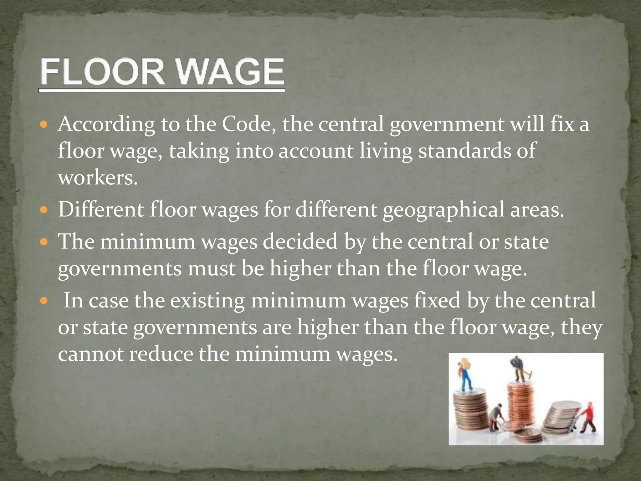 Code on wages act,2019 | PPTX