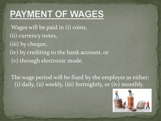 Code on wages act,2019 | PPTX