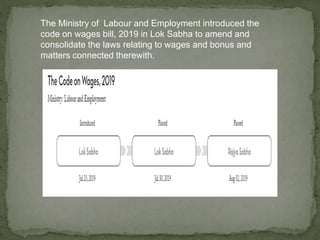 Code on wages act,2019 | PPTX