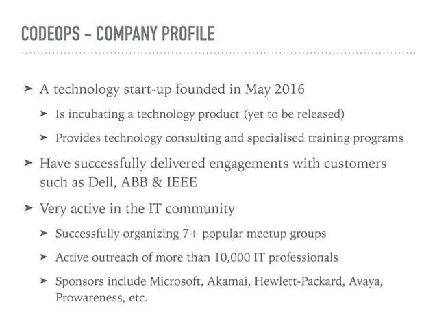 CodeOps Campus Connect Program | PPT