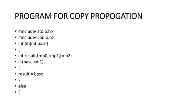 sCode optimization | PPTX | Programming Languages | Computing