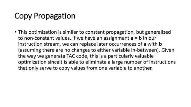 sCode optimization | PPTX | Programming Languages | Computing