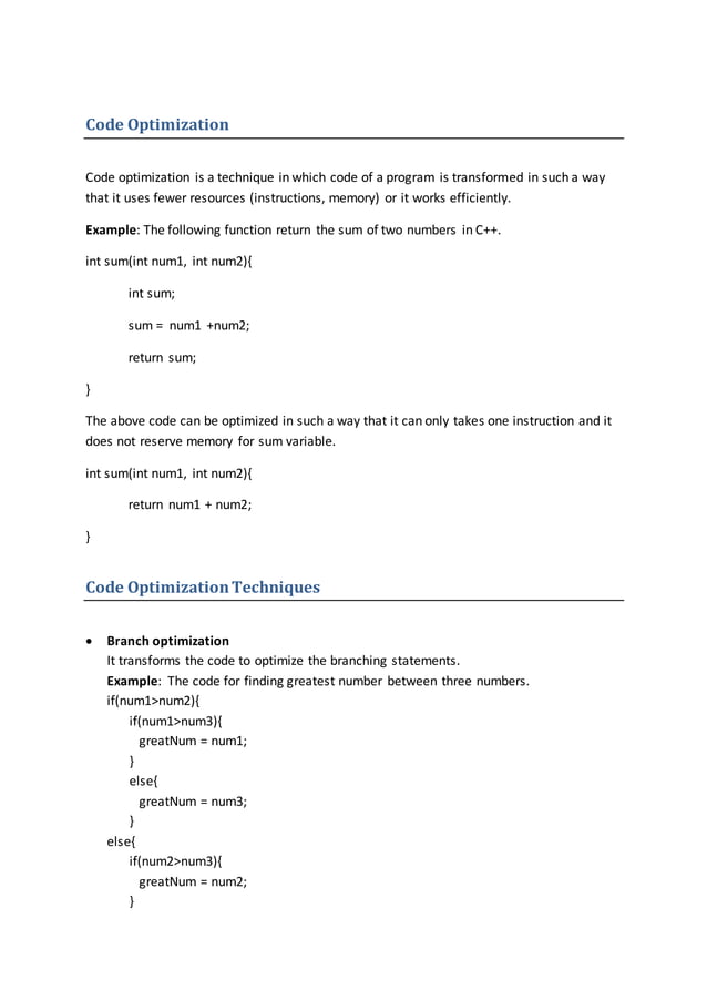 Code Optimization In Mips Pdf 9521