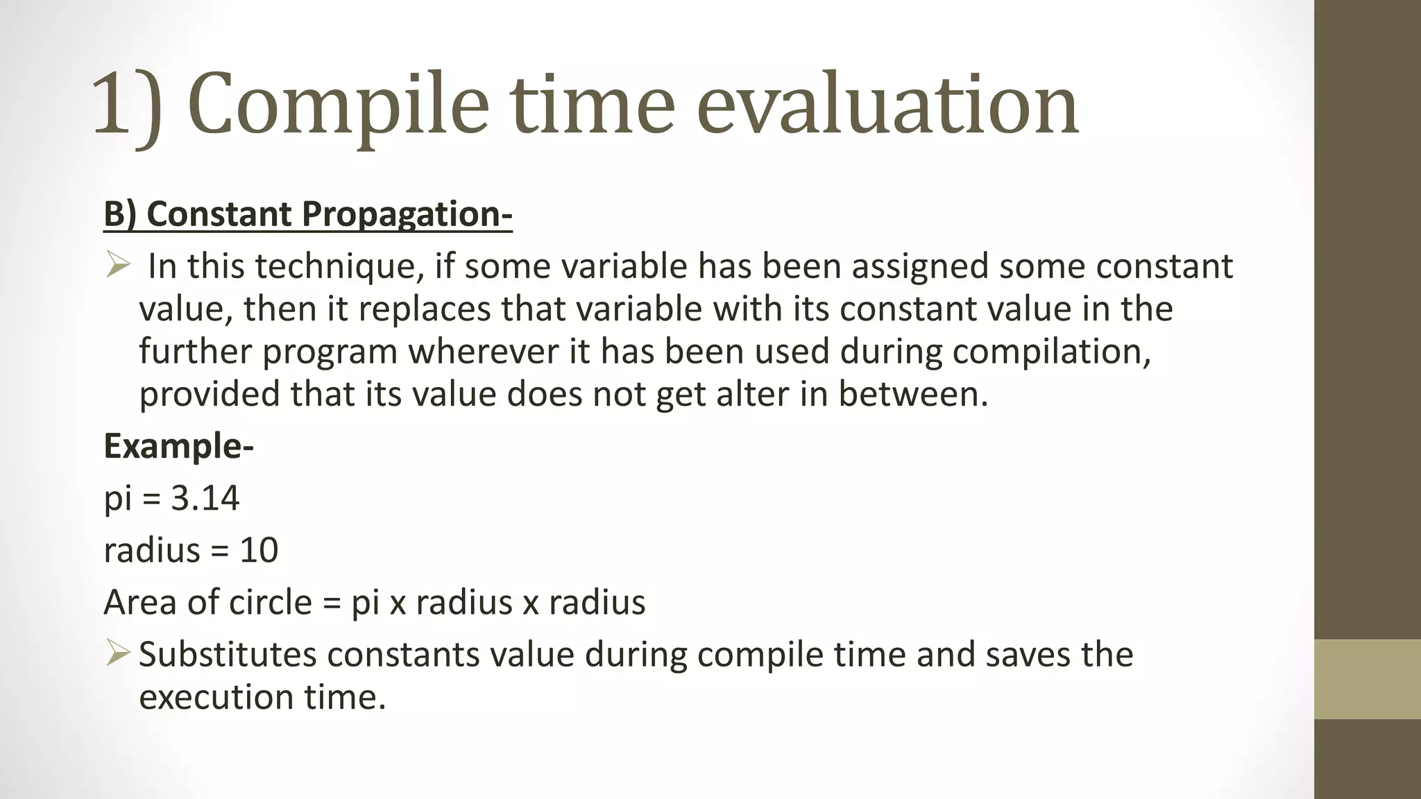 Code Optimization Pptx Programming Languages Computing