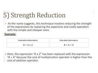 Code optimization lecture | PPT