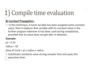 Code optimization lecture | PPT
