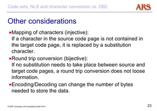 DB2 and Codepages | PPT