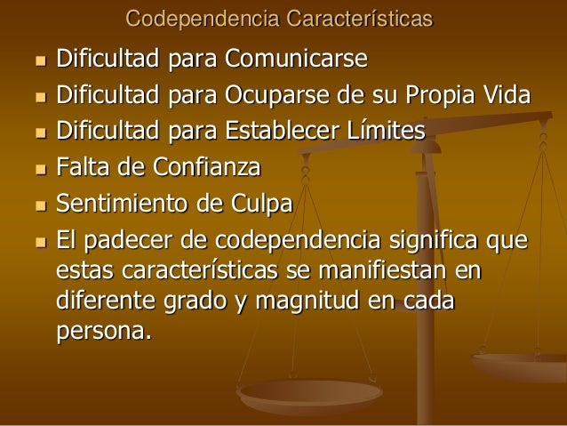 Codependencia Significado