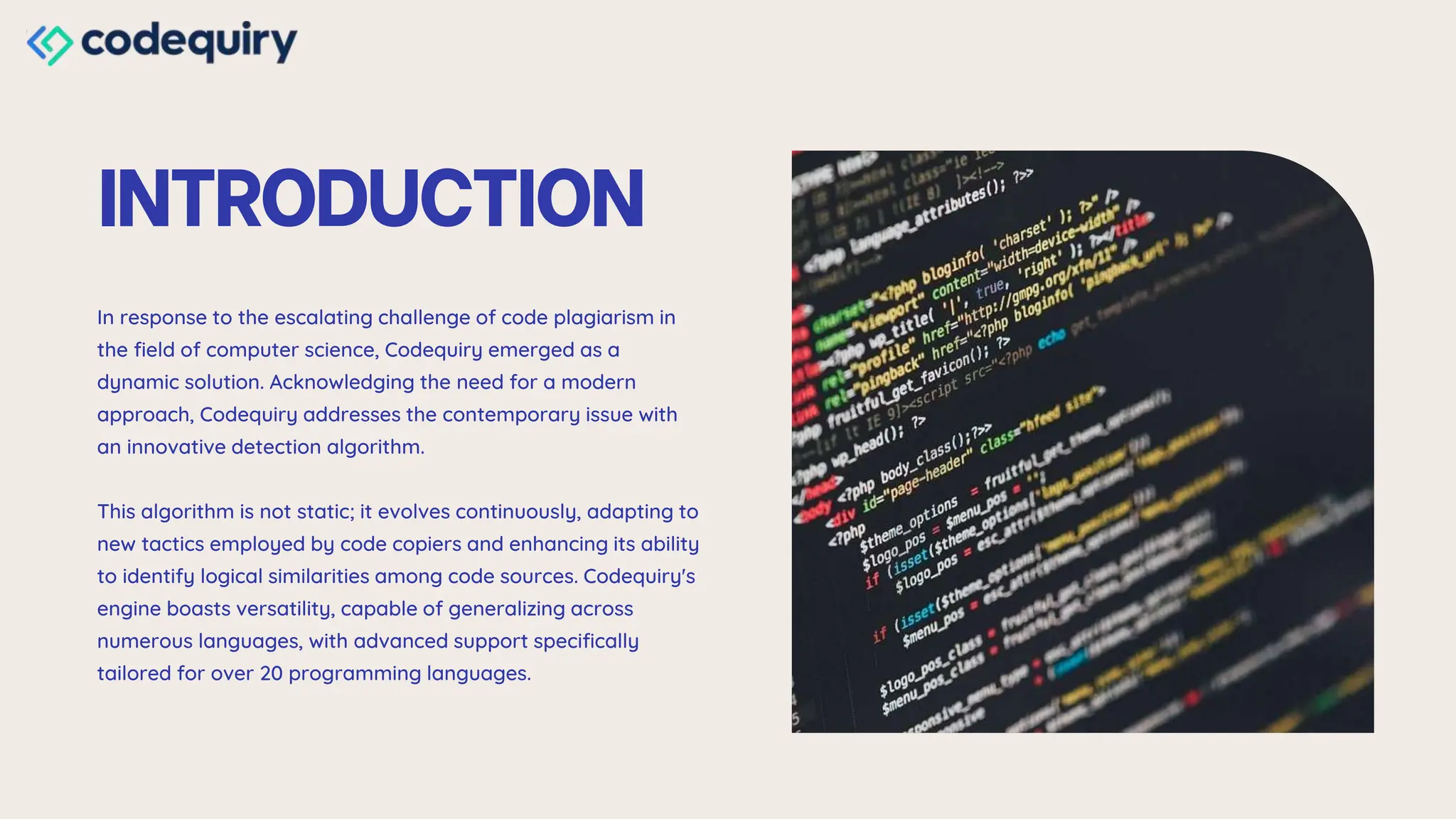 Codequiry: A Reliable Solution for Code Plagiarism Detection.pptx | Web Development | Internet