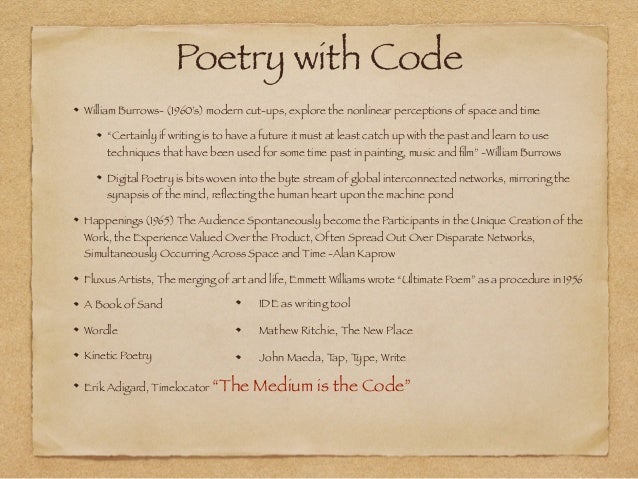 Programming/Poetry