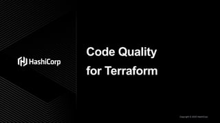 Code quality for Terraform | PDF | Programming Languages | Computing