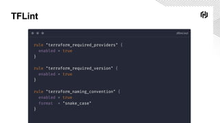 Code quality for Terraform | PDF | Programming Languages | Computing