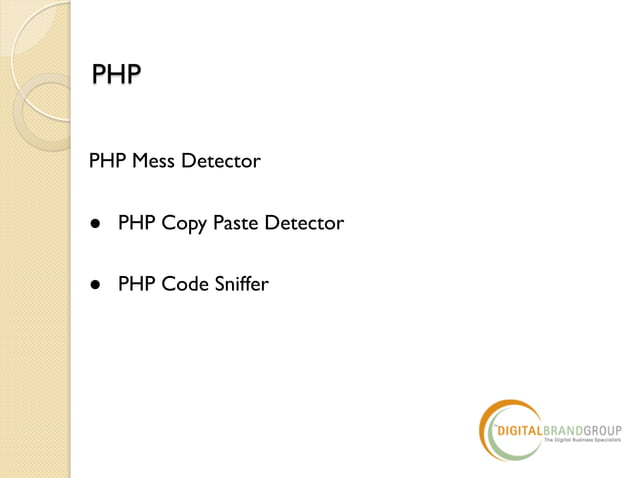 Code quality tools for dev | PPT