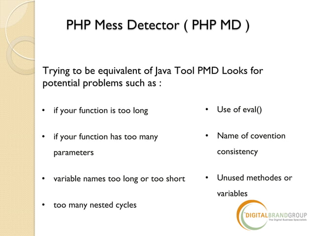 Code quality tools for dev | PPT