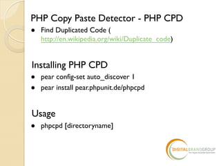 Code quality tools for dev | PPT