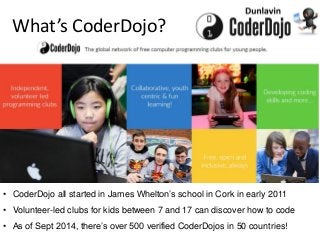 CoderDojo Dunlavin Introduction presentation