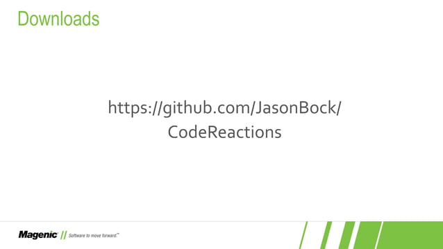 Code Reactions An Introduction To Reactive Extensions Ppt