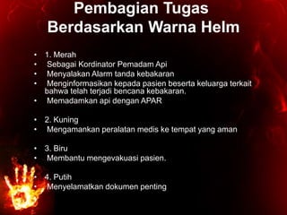 code red, tanda bahaya kebakaran di rumah sakit.pptx