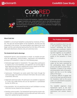 CodeRED Casestudy | PDF