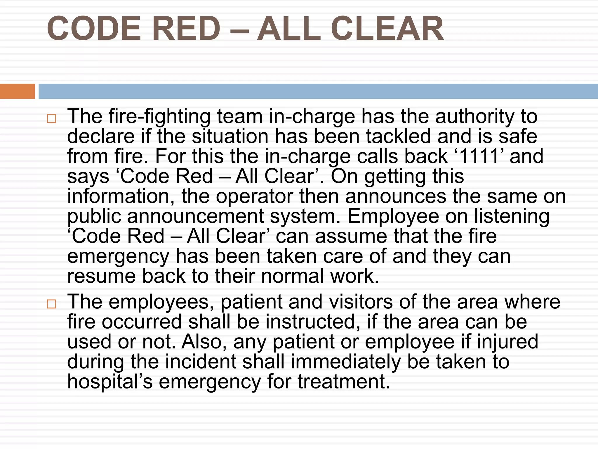 Code red policy in health care services for MHA course.pptx