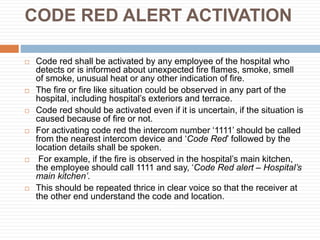Code red policy in health care services for MHA course.pptx