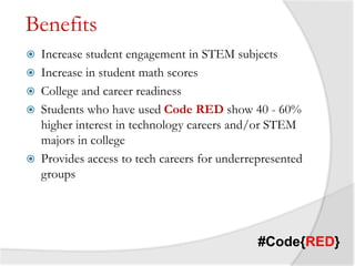 Code RED Product Overview | PPTX | Education