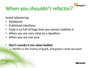 Code Refactoring | PPTX