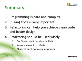 Code Refactoring | PPTX
