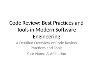 Code_Review_Presentation_v22222_LLM.pptx | Free Download