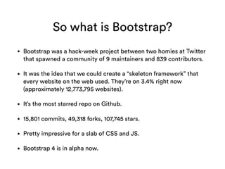 Scalable front-end architecture with Bootstrap 3 + Atomic CSS | PPT