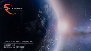 Coderize Company Profile Geosptail company india | PDF