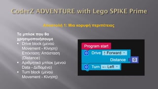 CoderZ Adventure with LEGO SPIKE Prime | PDF