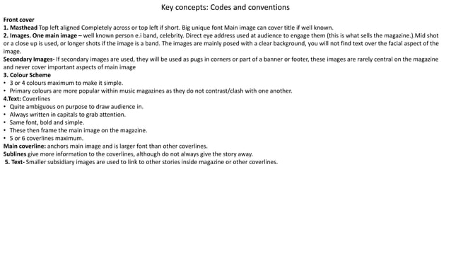 Codes and convention | PPTX