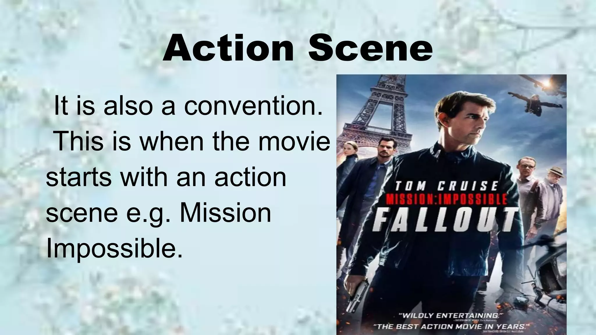 Codes and Conventions | PPTX | Computer Animation | Computer Software and Applications