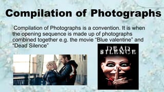 Codes and Conventions | PPTX | Computer Animation | Computer Software and Applications