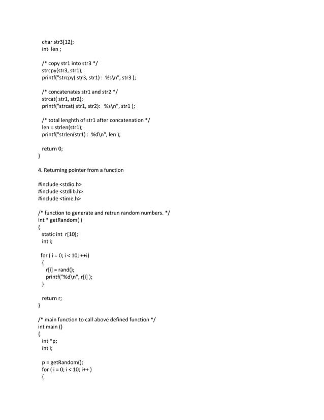 Array Function Pointer Pattern Matching Pdf