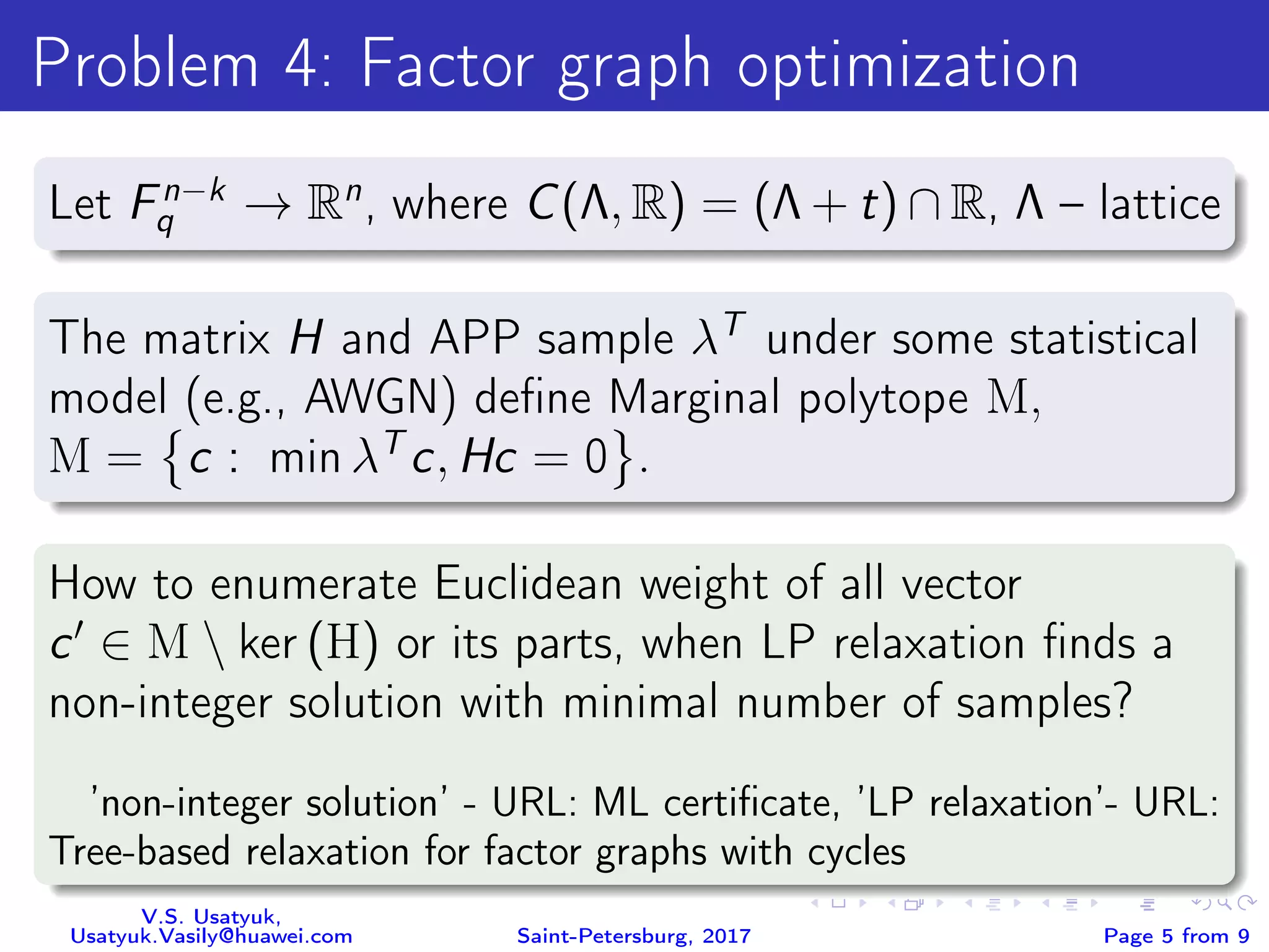 Codes on the graph related problems | PPT