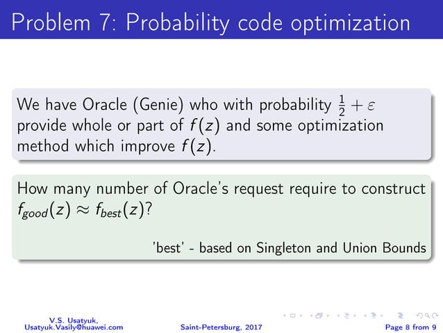 Codes on the graph related problems | PPT